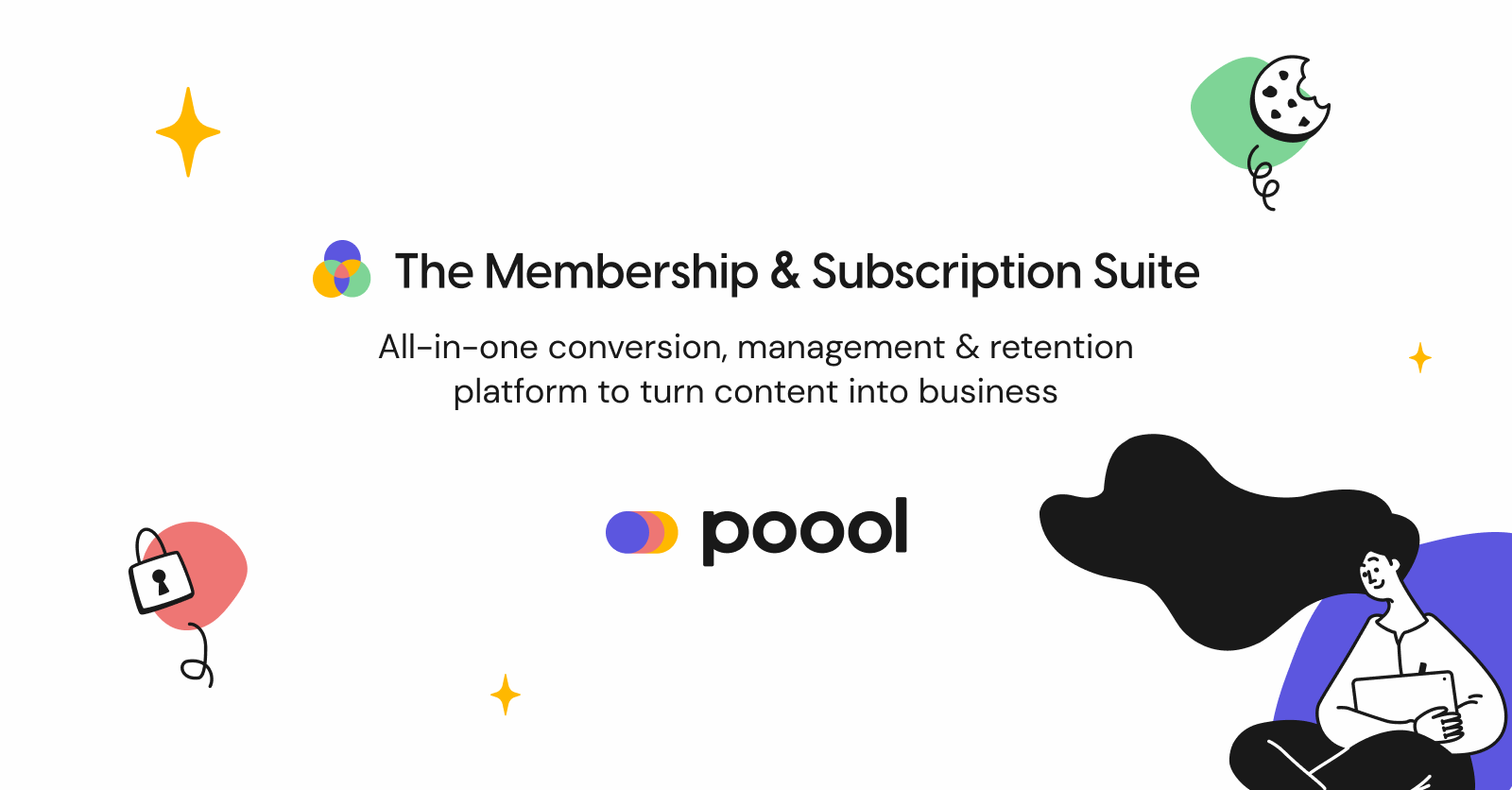Poool Access | Dynamic wall for content producers